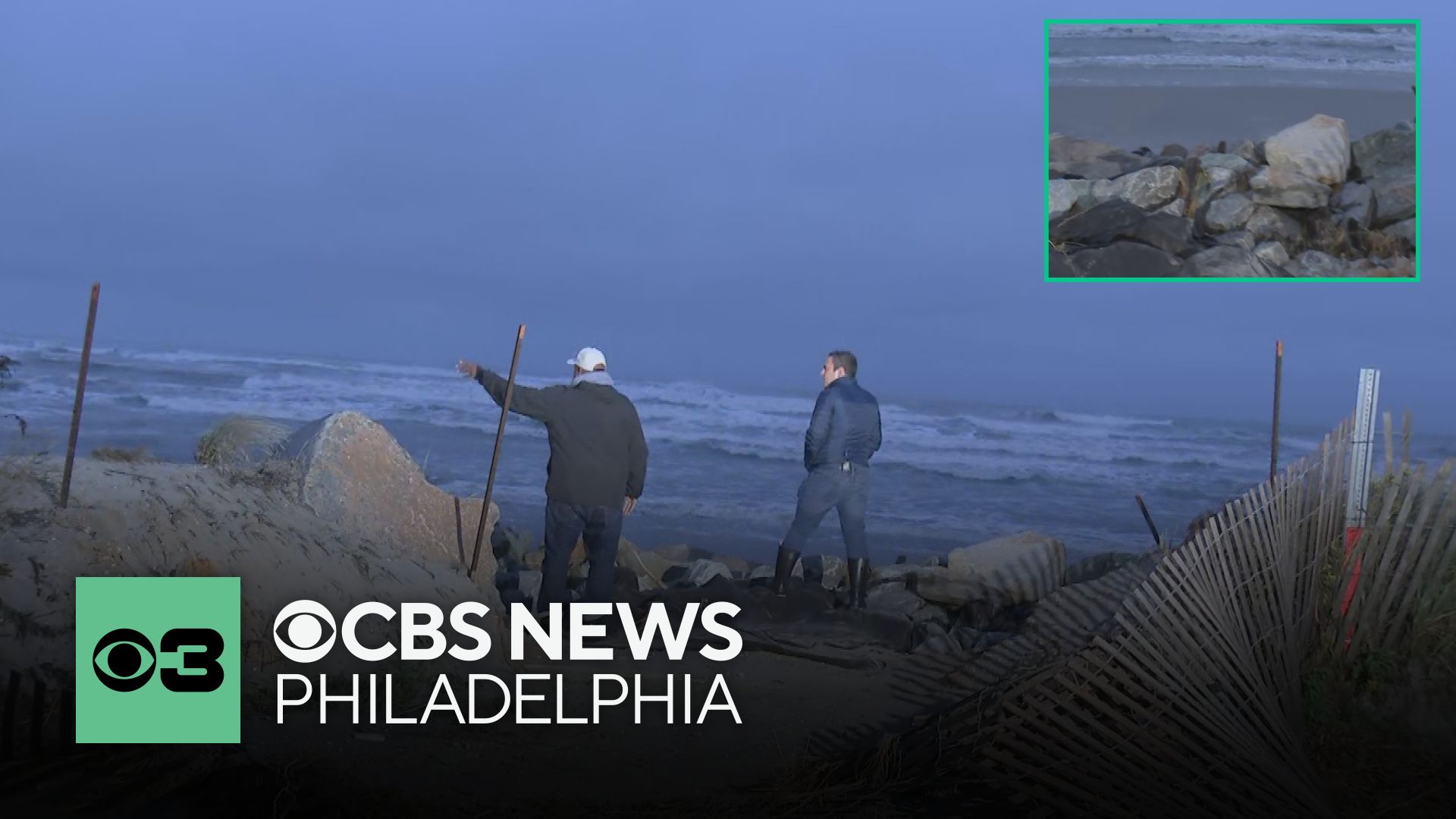 Rough surf, coastal flooding caused by nor'easter leads Strathmere, New ...