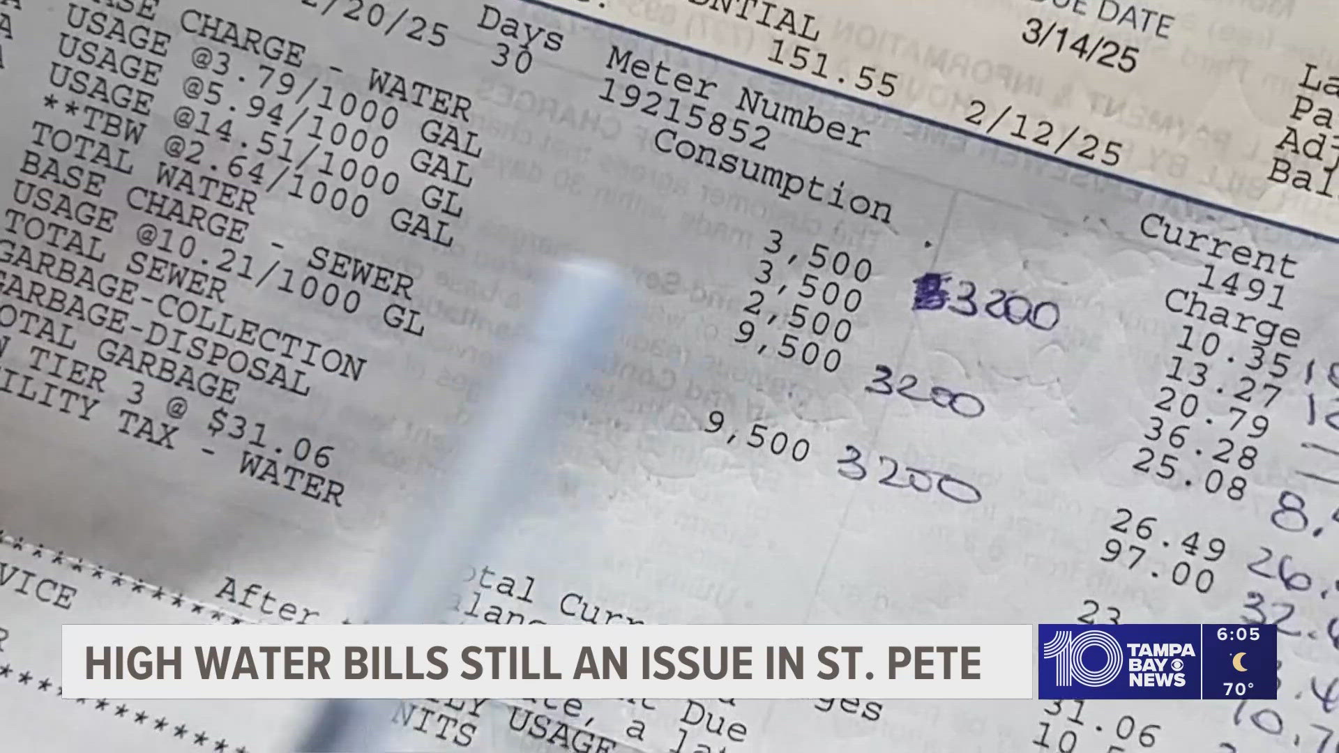 St. Pete officials to approve evaluation of unusually high water bills