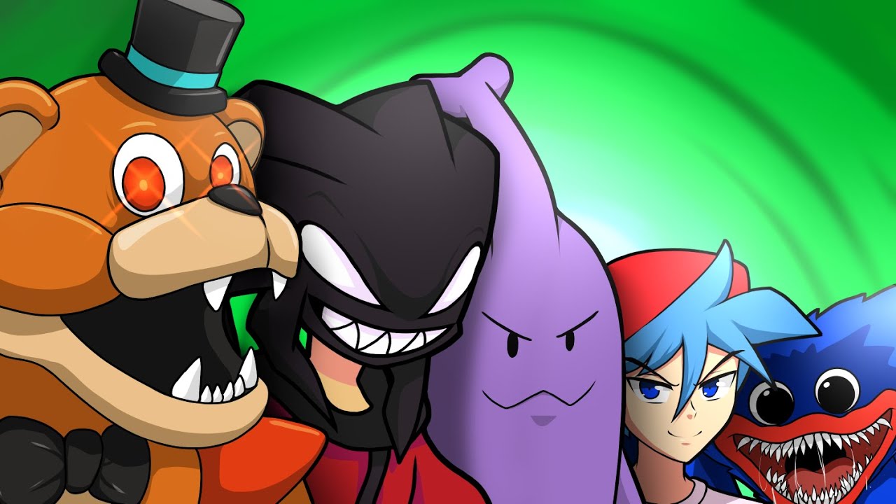 FNF My Battle but Everyone Sings It FNAF Security Breach Edition Animation