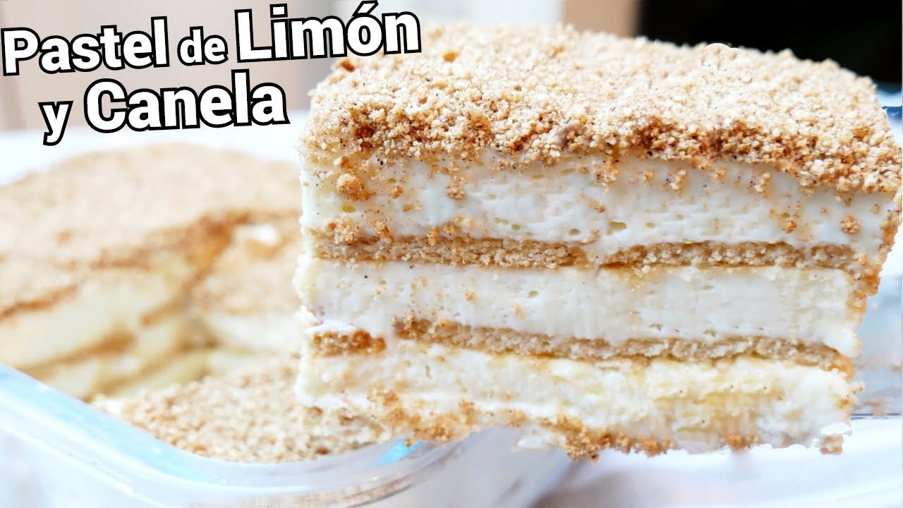 Postre con 3 Ingredientes en 5 Minutos Sin Horno Canela y Limón