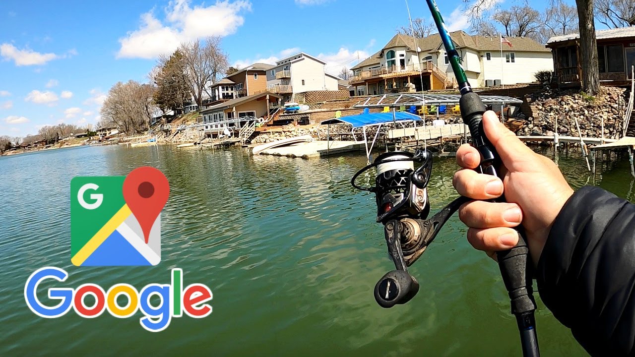 Discovering urban lake via Google Maps leads to epic fishing