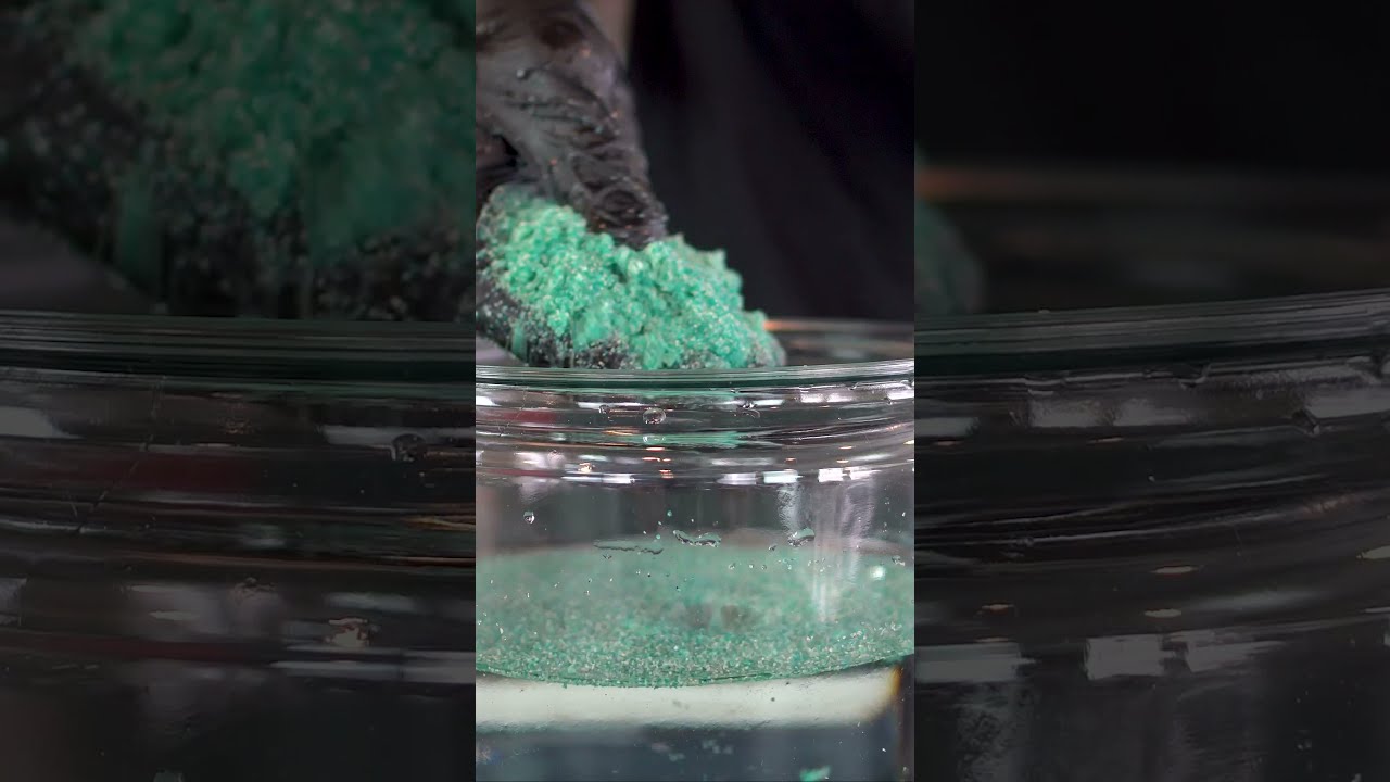 This sand completely repels water