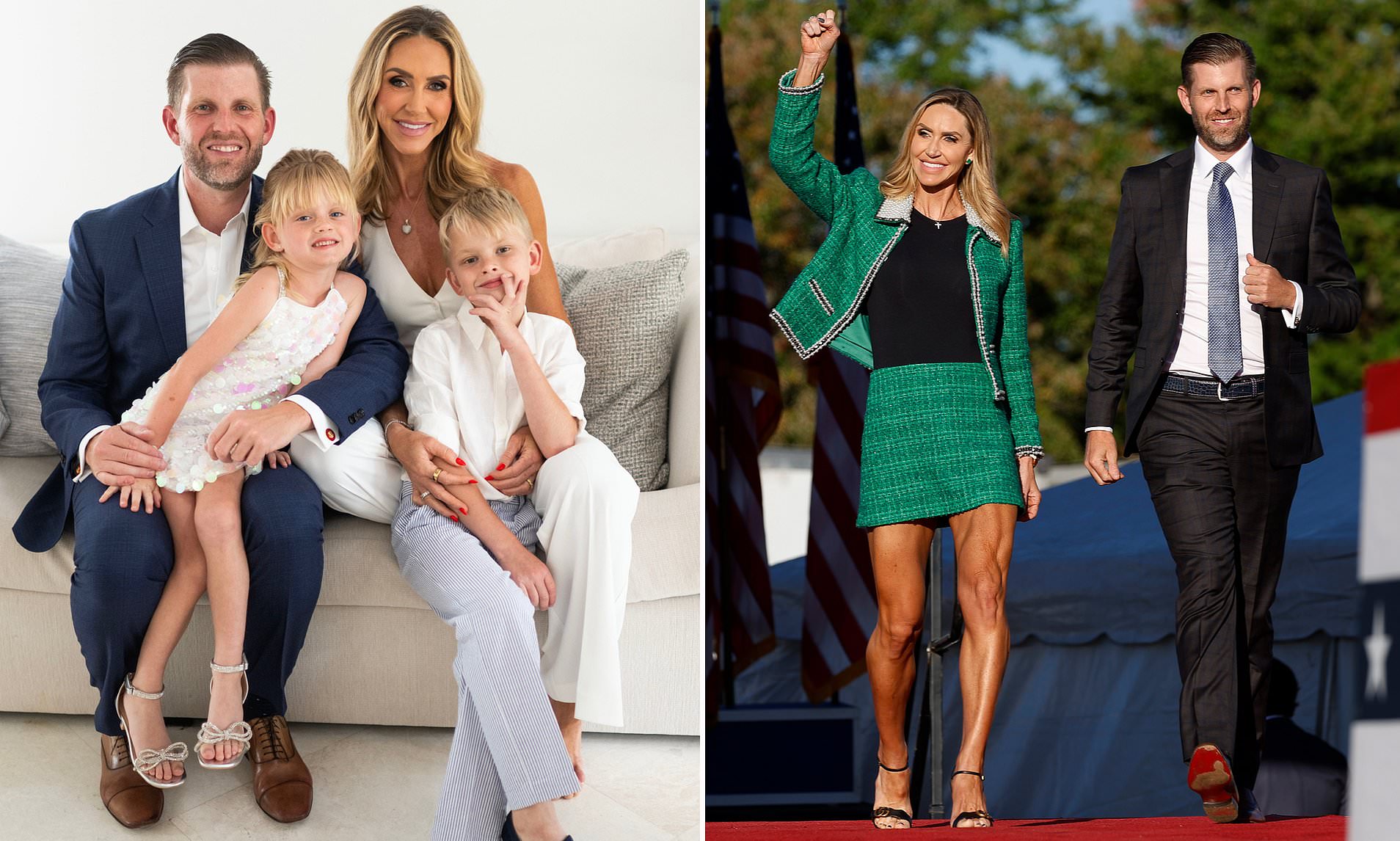 Lara Trump confesses height and heels were key to falling for Eric