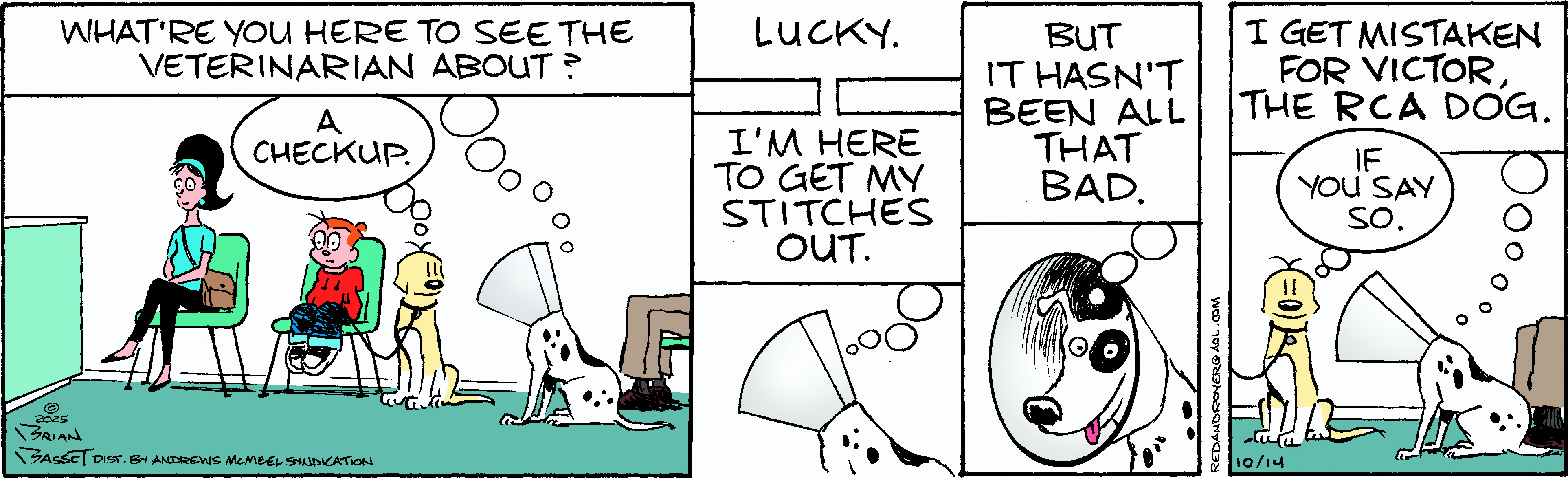 Red and Rover by Brian Basset