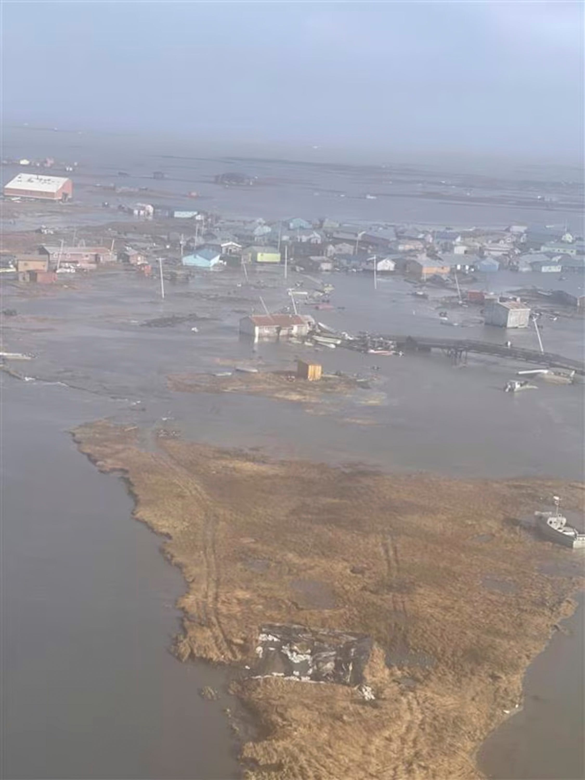 Flooding from ex-typhoon kills 1, displaces hundreds in Alaska