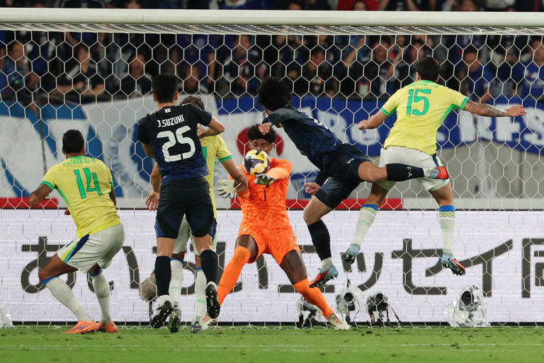 Japan v Brazil live: Hosts stun five-time world champions with ...