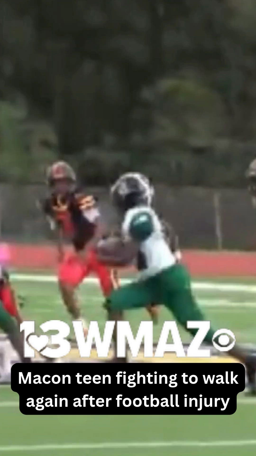 Macon teen fighting to walk again after football injury