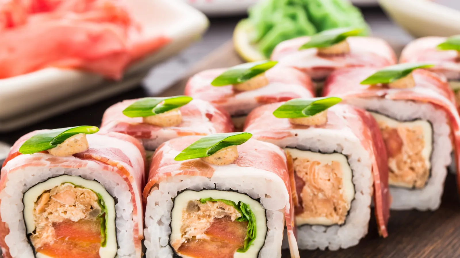 Sushi around the world with unique country twists