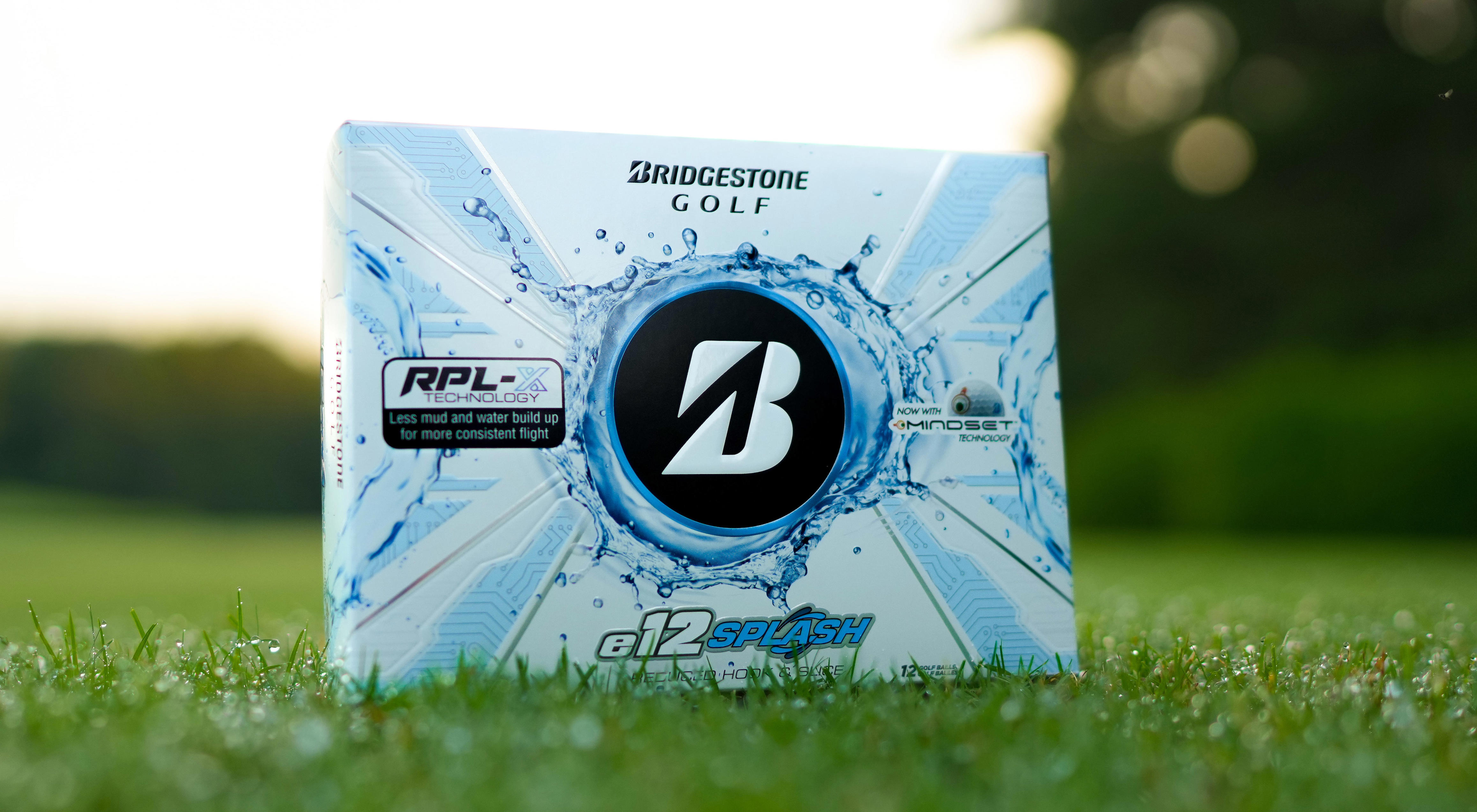Bridgestone e12 Splash golf ball fights off rain, mud and moisture with new coating