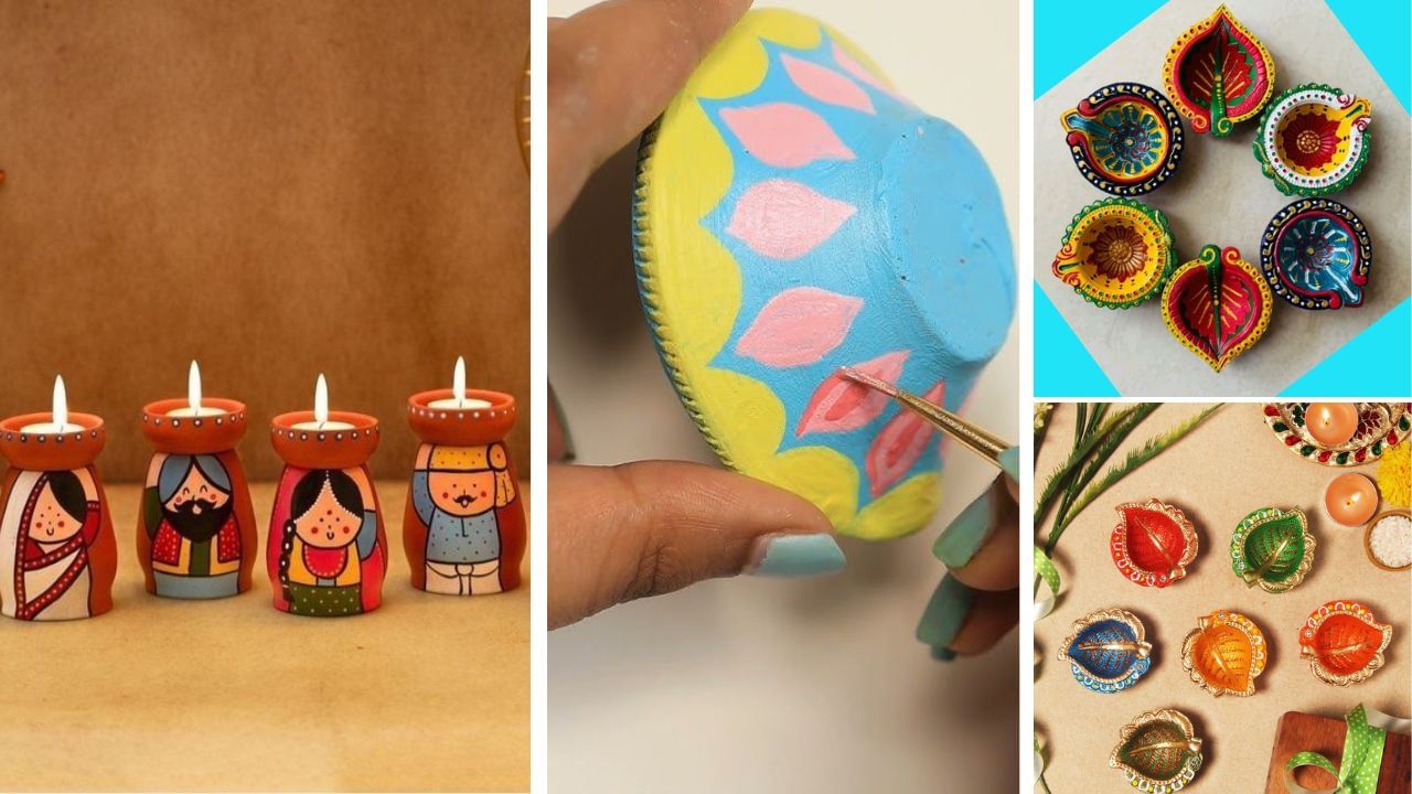 Beautiful diya decoration ideas to excel at school competitions