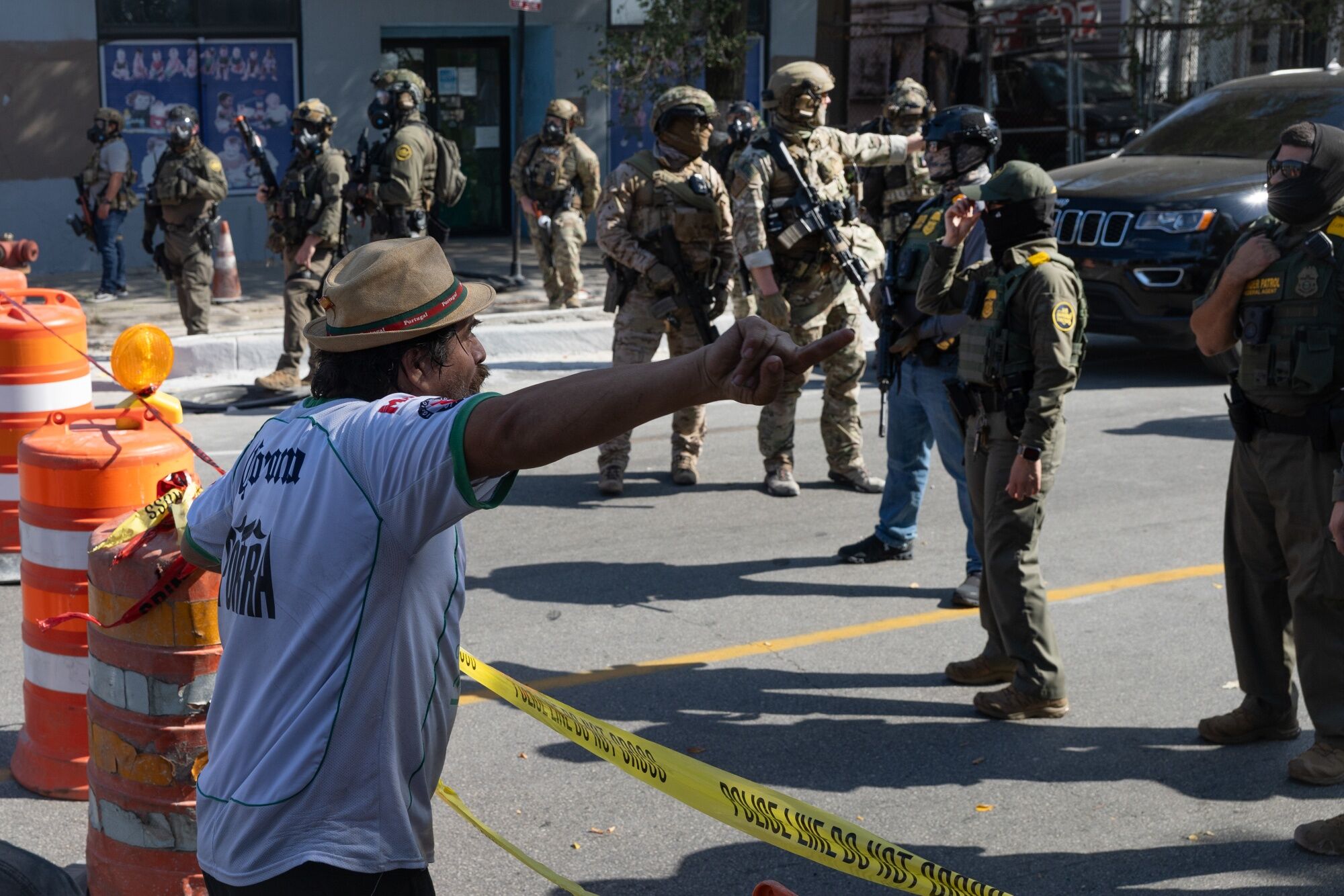 Military Tactics by Border Patrol Agents in Chicago Fuel Backlash