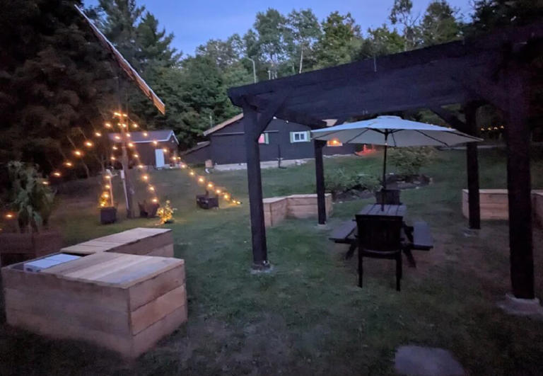 Homeowner shares photos of lakeside off-grid compound: 'A beautiful place'