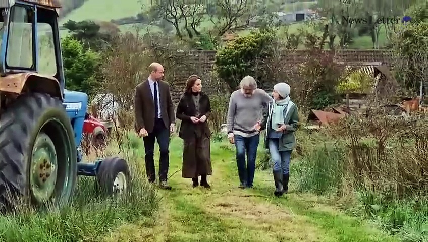 The Prince and Princess’ visit to Mallon Farm, a flax farm in County Tyrone