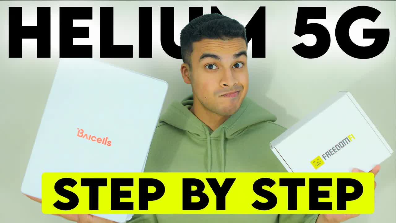 How To Setup Helium 5g Miner ($108/day)