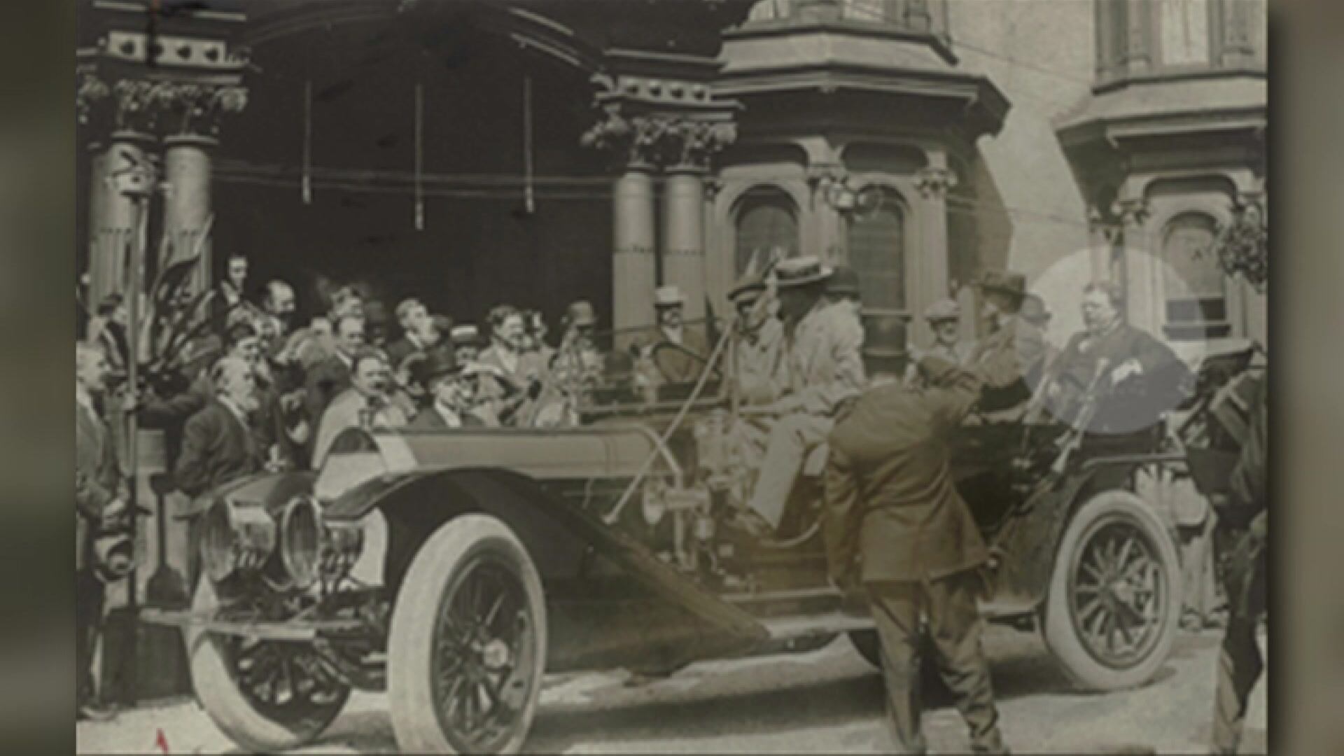 October 14, 1912 - Theodore Roosevelt is shot on the campaign trail