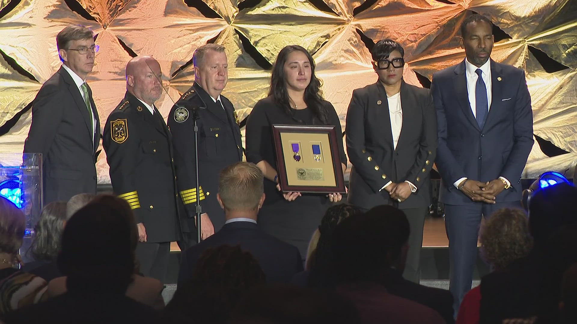 Fallen Officer David Rose honored with Purple Heart, Medal of Honor