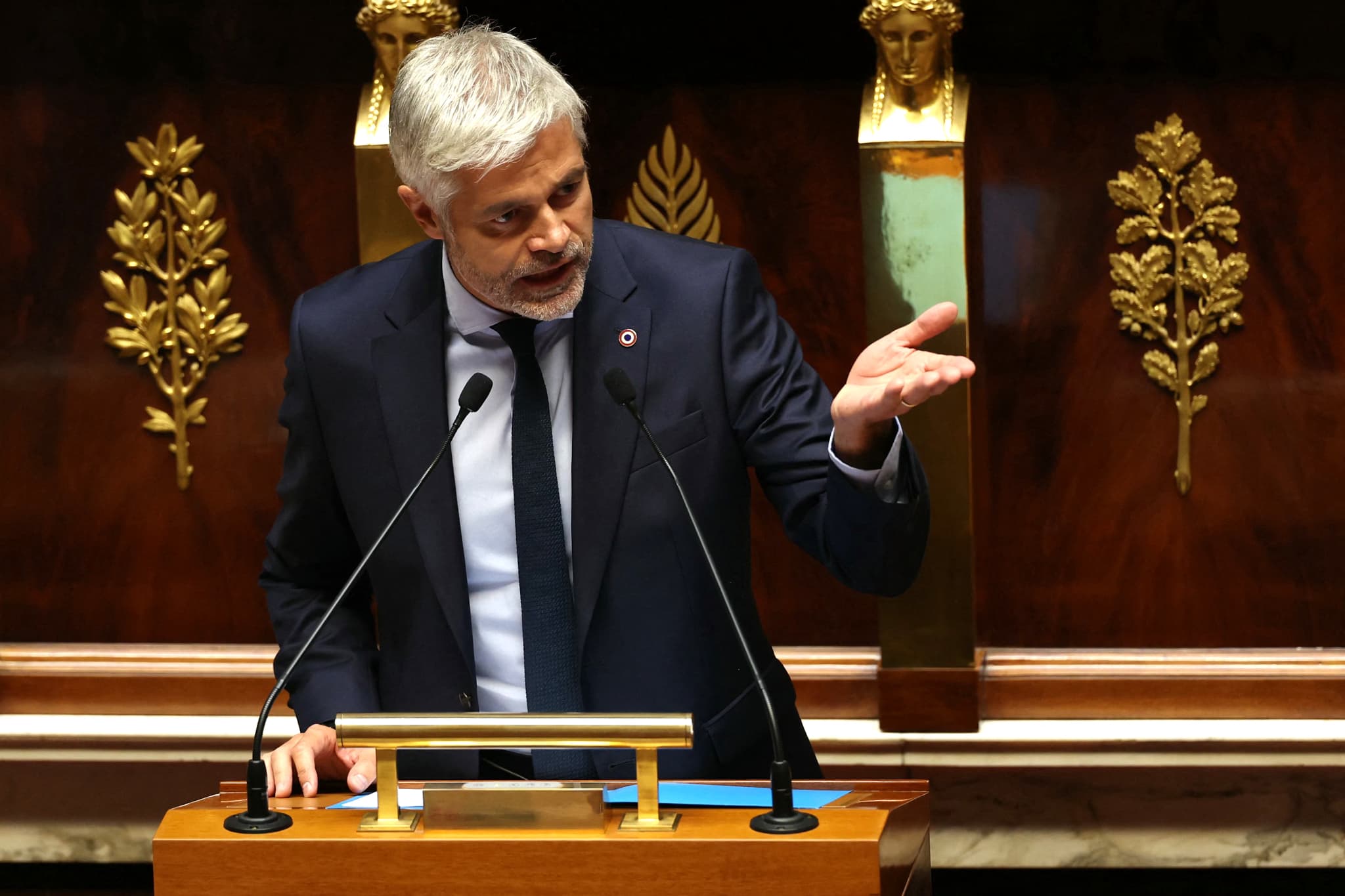 Discours de politique générale: Laurent Wauquiez annonce que son groupe ...