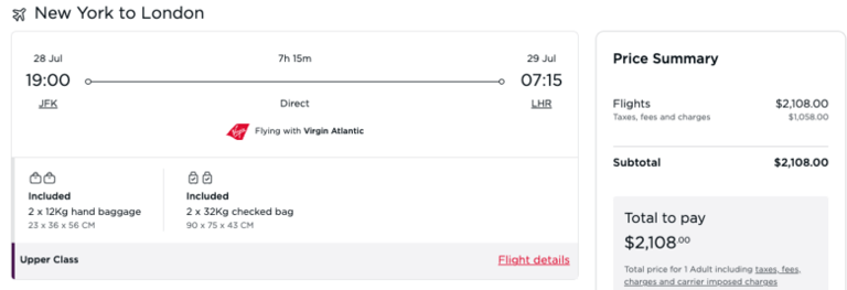 Save $250 on Virgin Atlantic Flights With a New Amex Offer [Targeted]