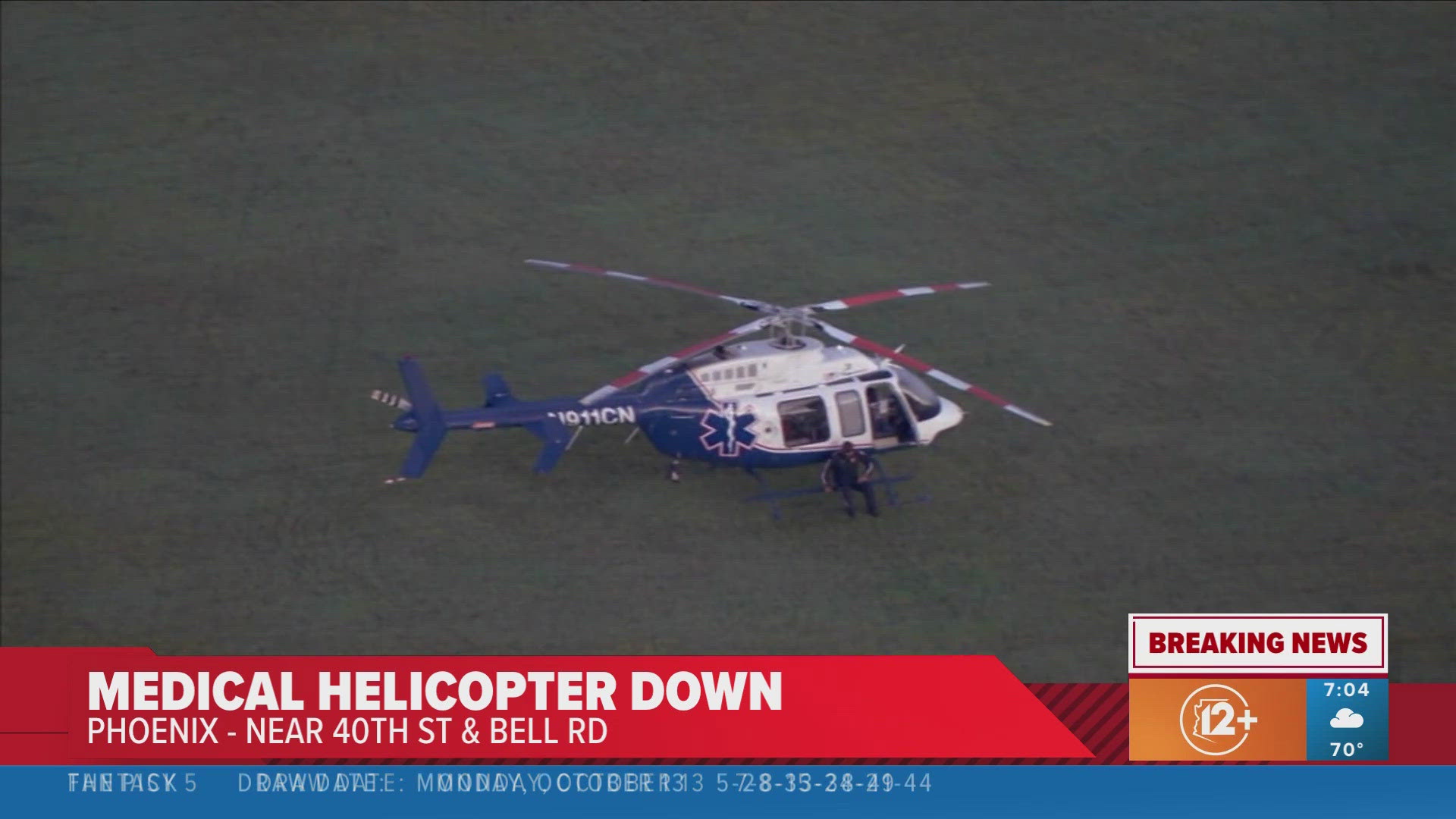 Medical helicopter makes precautionary landing at Phoenix park