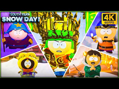 South Park: Snow Day! All Bosses & Ending 4K60FPS