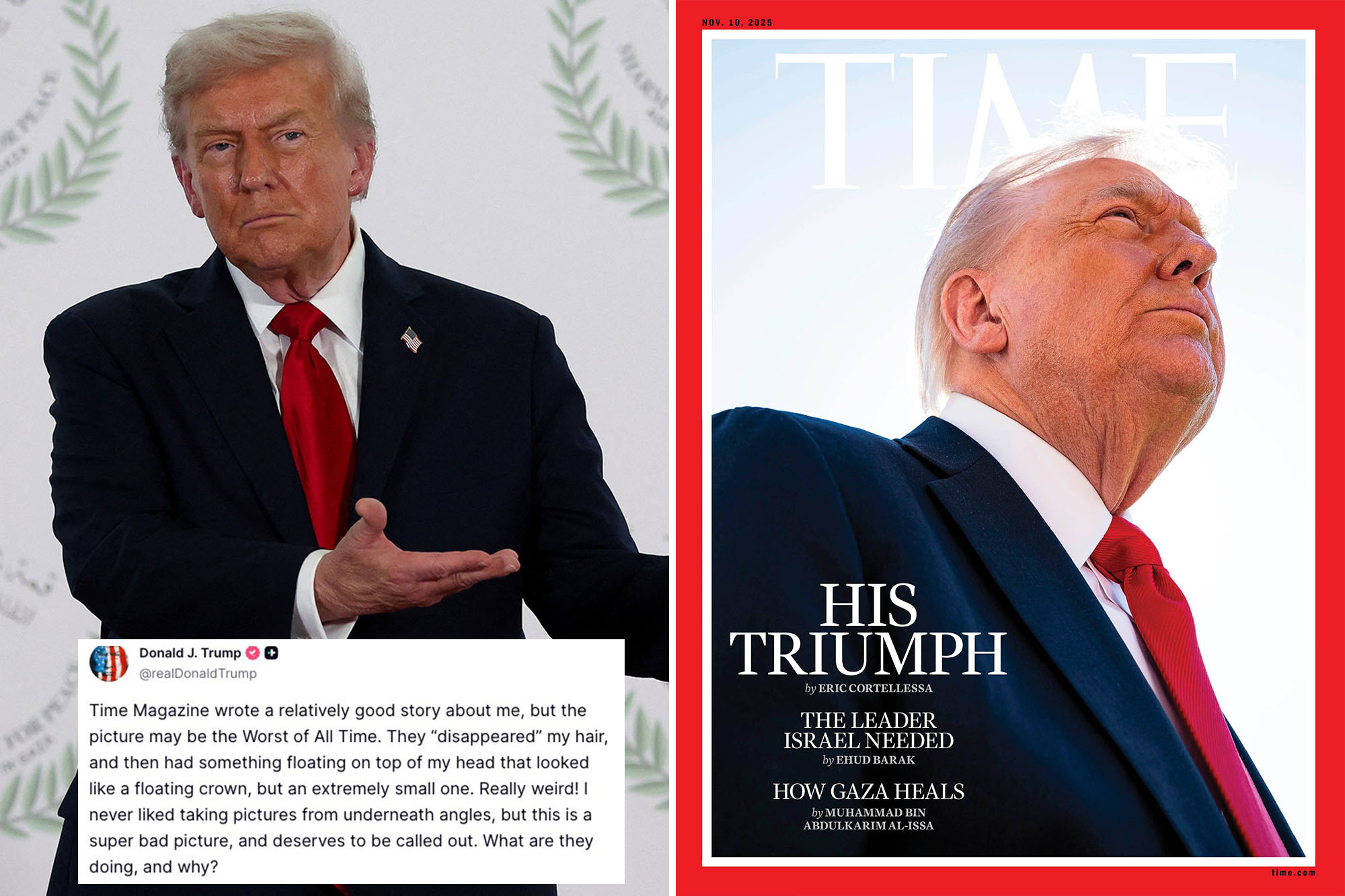 Trump accuses Time magazine of deliberately using worst photo ‘of all ...