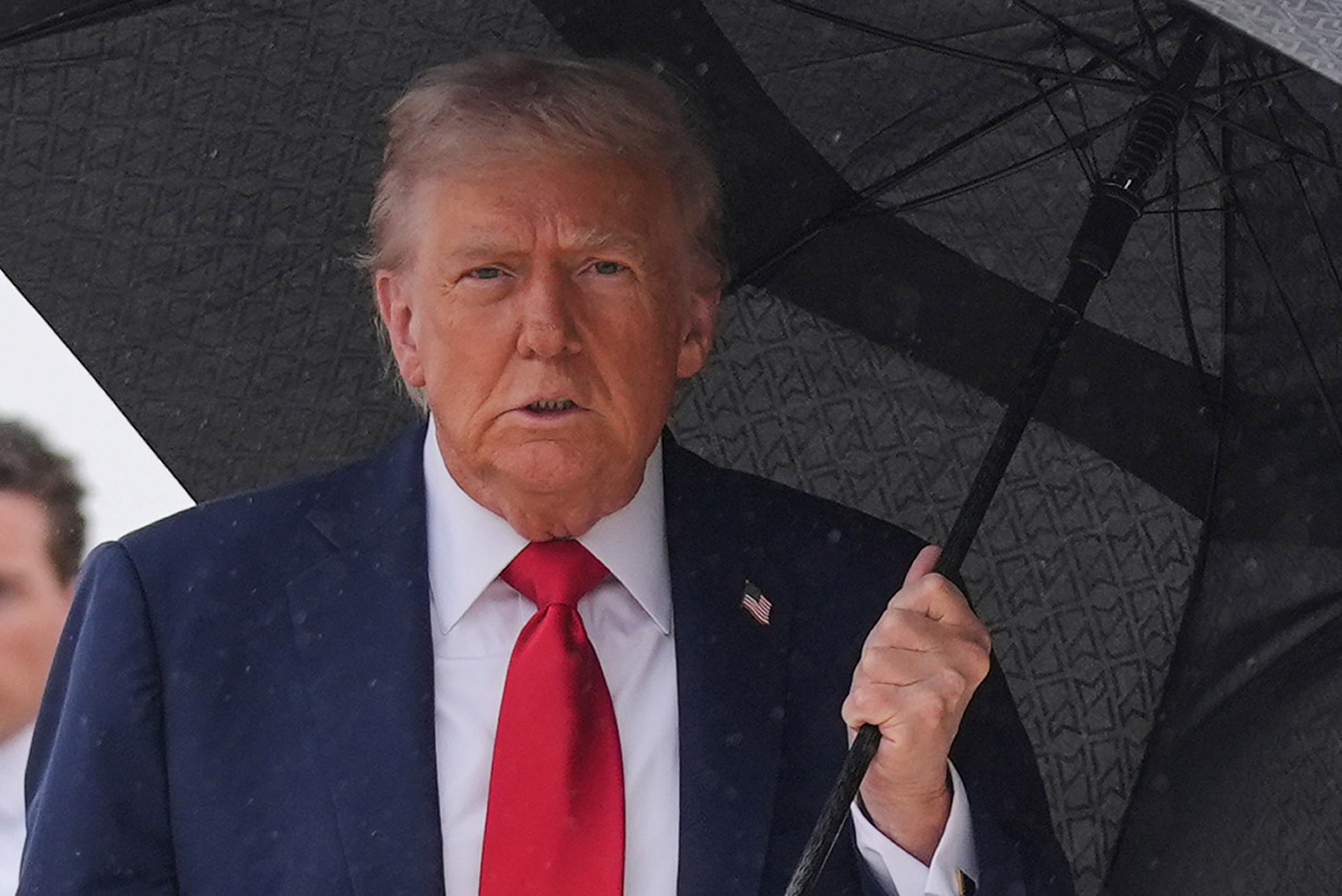 Donald Trump’s approval rating ties for record low in poll