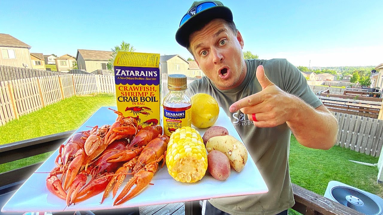 Massive crawfish catch and cook for first ever craw boil