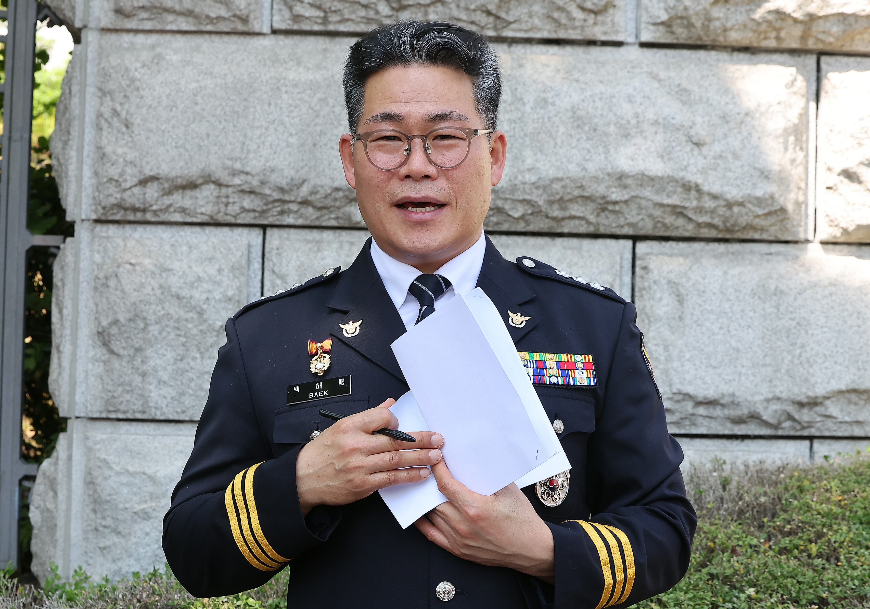 Baek Hae-ryong Protests Joint Investigation Team Assignment