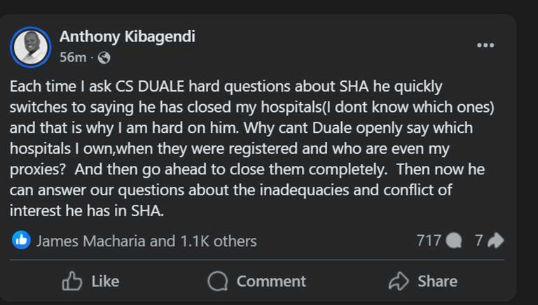 Aden Duale, MP Kibagendi engage in heated exchange over alleged SHA ...