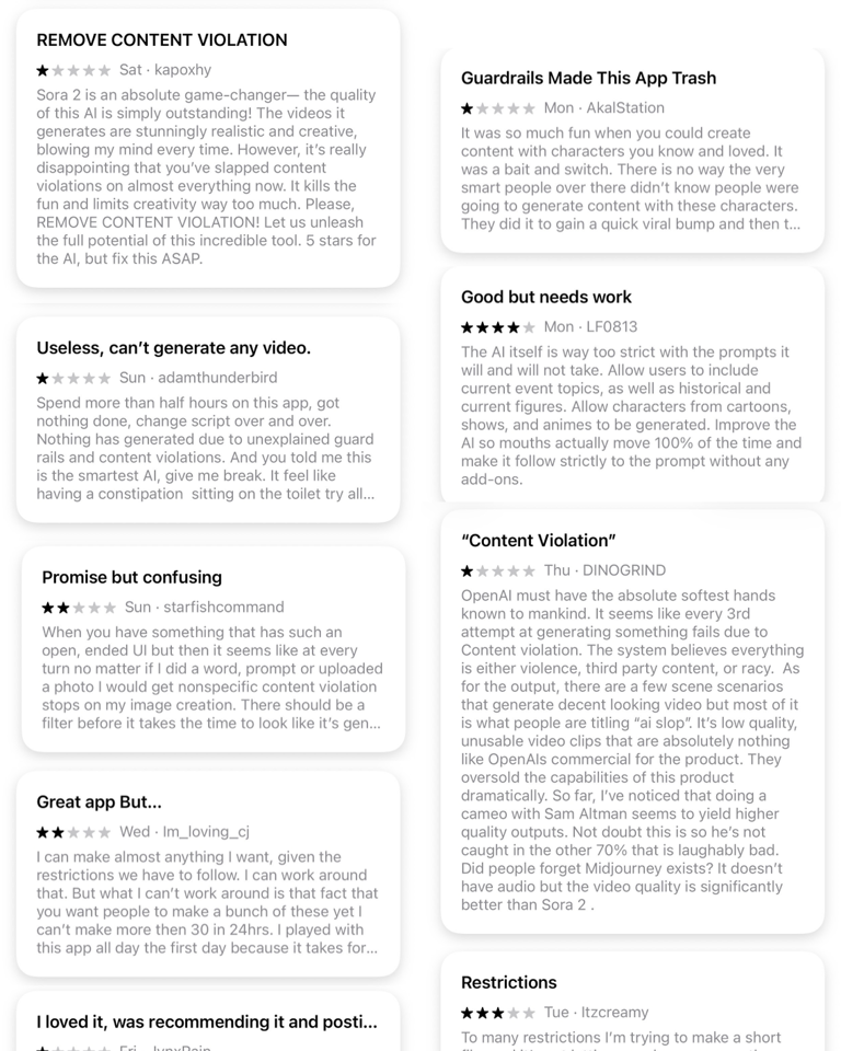 Users Have One Big Problem with Sora