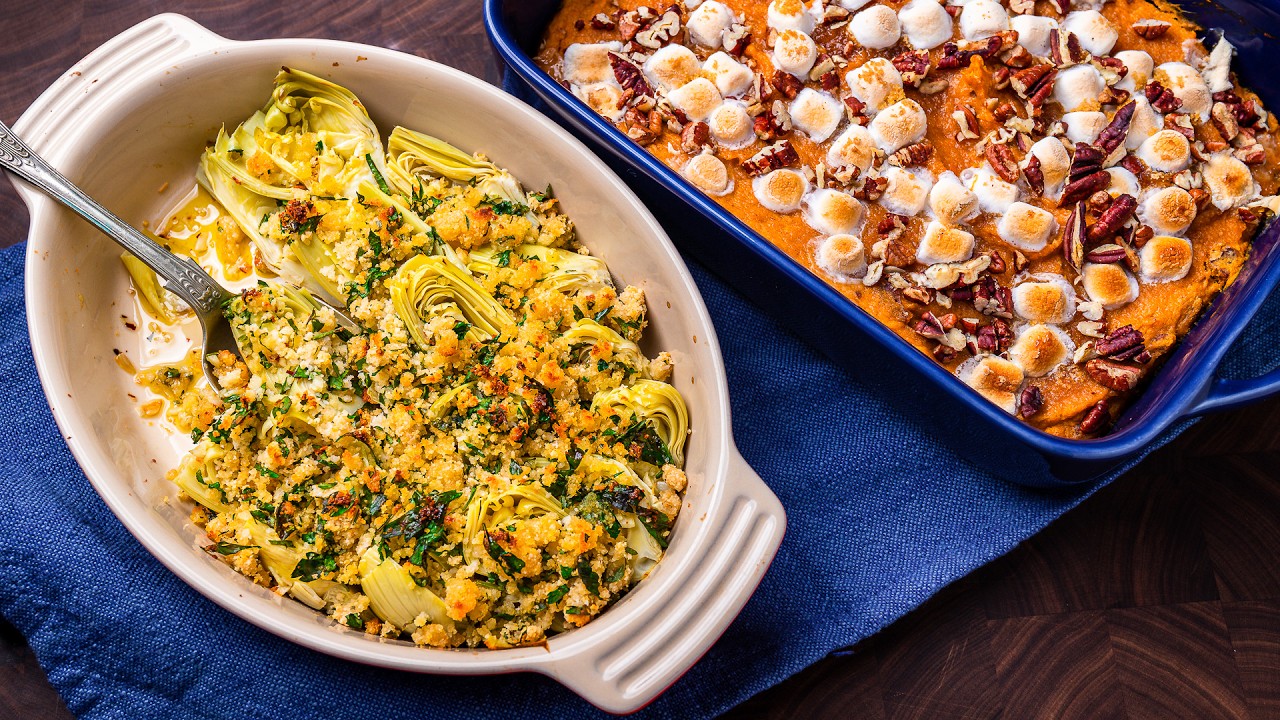 Creamy Baked Artichoke & Sweet Potato Casserole for Winter Nights