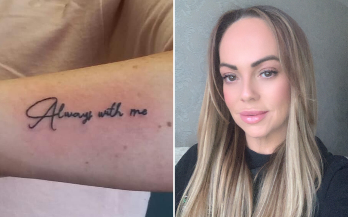 Woman has dad’s ashes tattooed on arm, realizes something has gone wrong