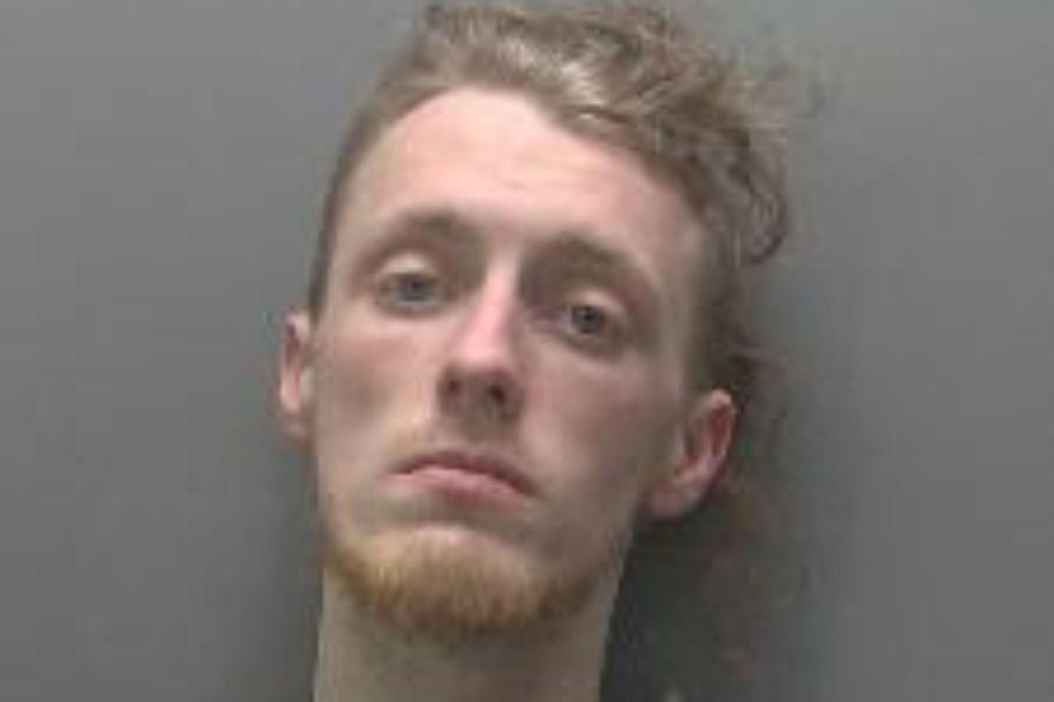 WATCH as burglar Jack Hilton is caught red handed breaking into business premises in Peterborough