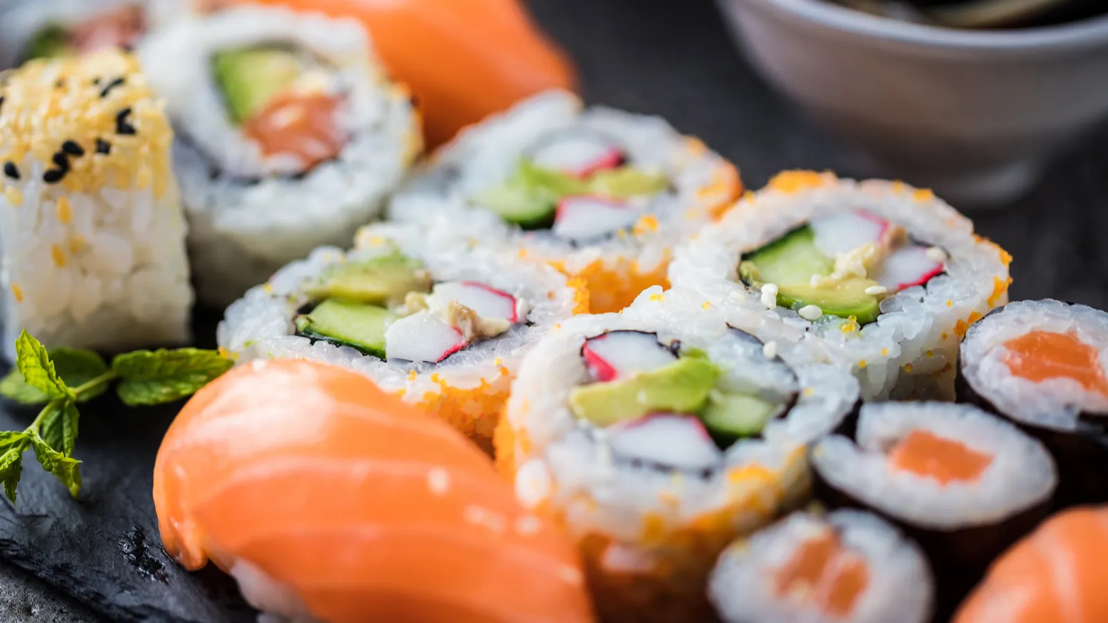 Sushi around the world with unique country twists