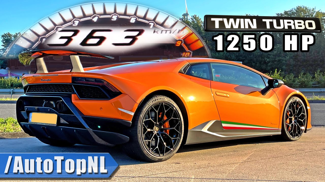 1250HP Huracan TT | 363KMH Autobahn POV