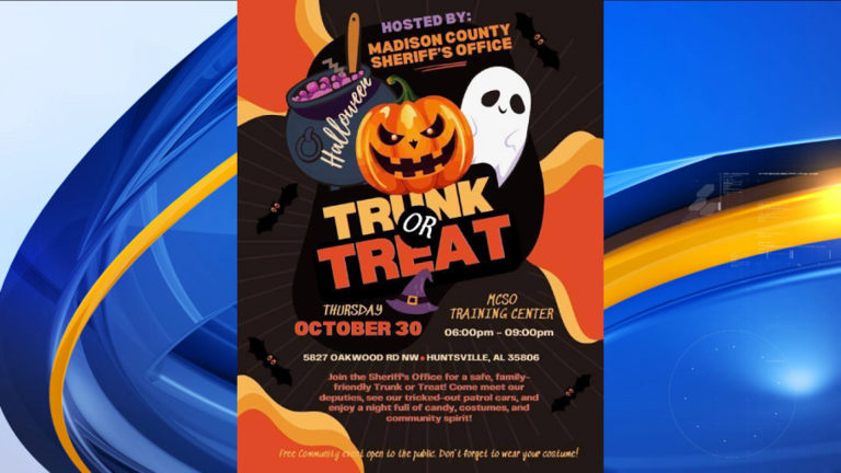 Madison Co. Sheriff’s Office set to host trunk-or-treat event