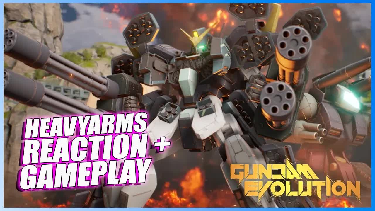 Gundam Evolution Heavyarms trailer reaction + gameplay [Gundam ...