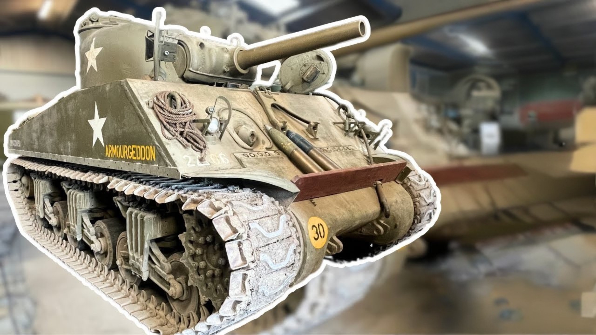 WW2 Sherman tank!