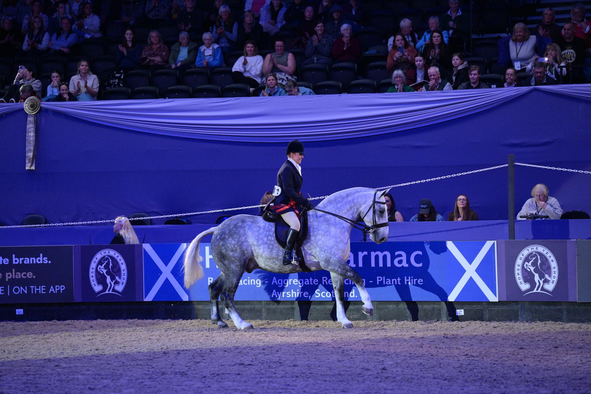 Alfreton rider takes the Champion Title at the Horse of the Year Show