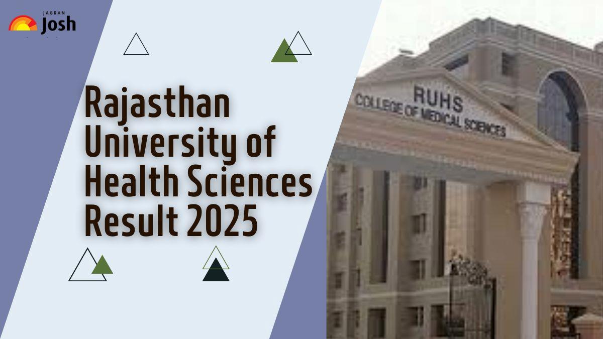 RUHS result 2025 out at ruhsraj.org; direct link to download latest UG ...