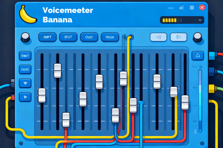 Usar Voicemeeter Banana para mezclar audio