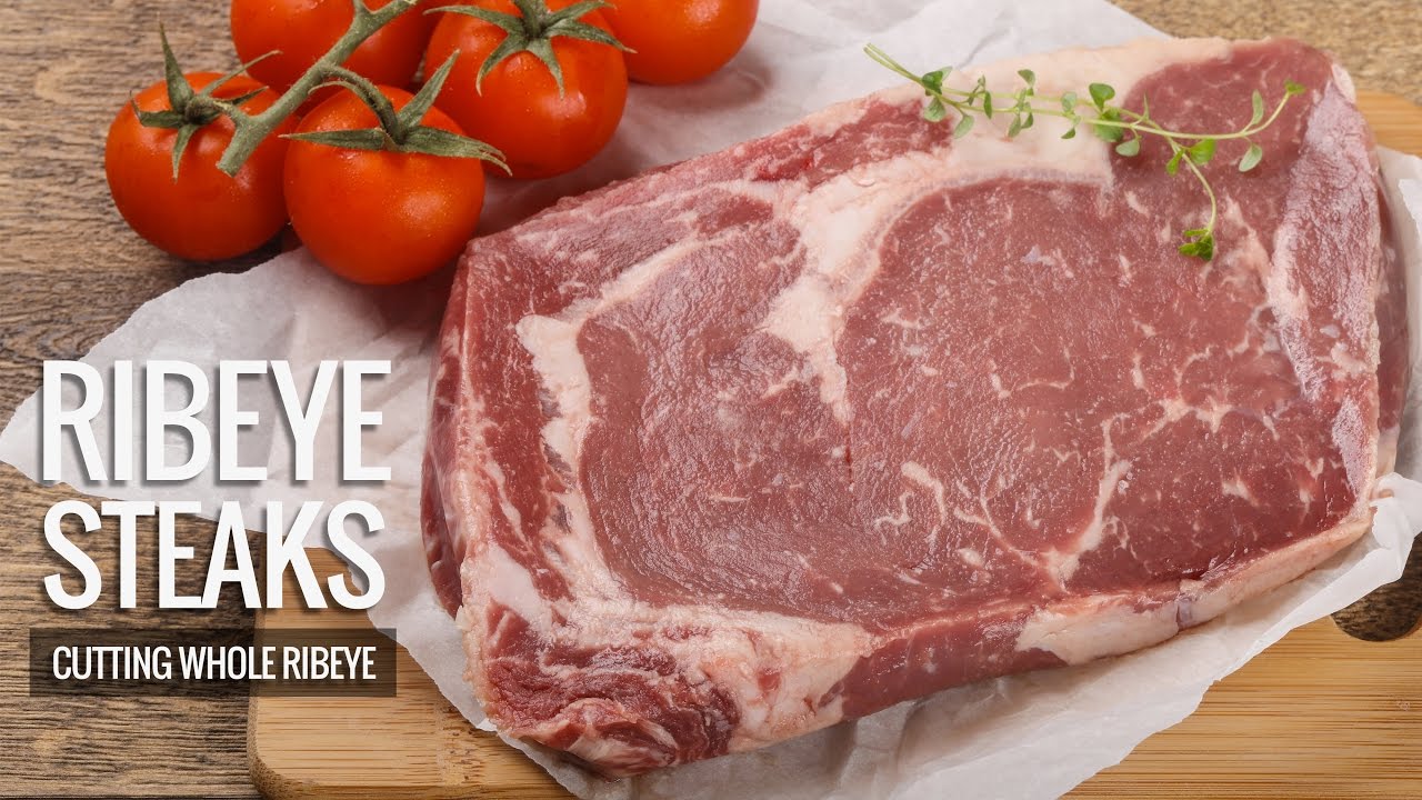 How to trim and cut a whole ribeye into perfect steaks
