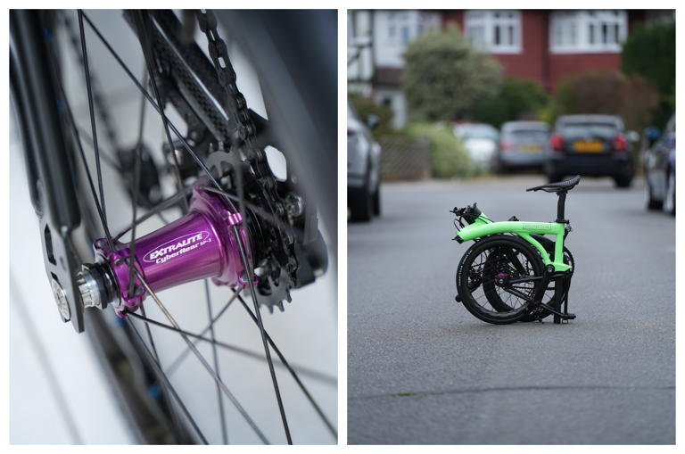 You think that's light, Brompton? Oleg at Twisted Wheels says, "hold my ...