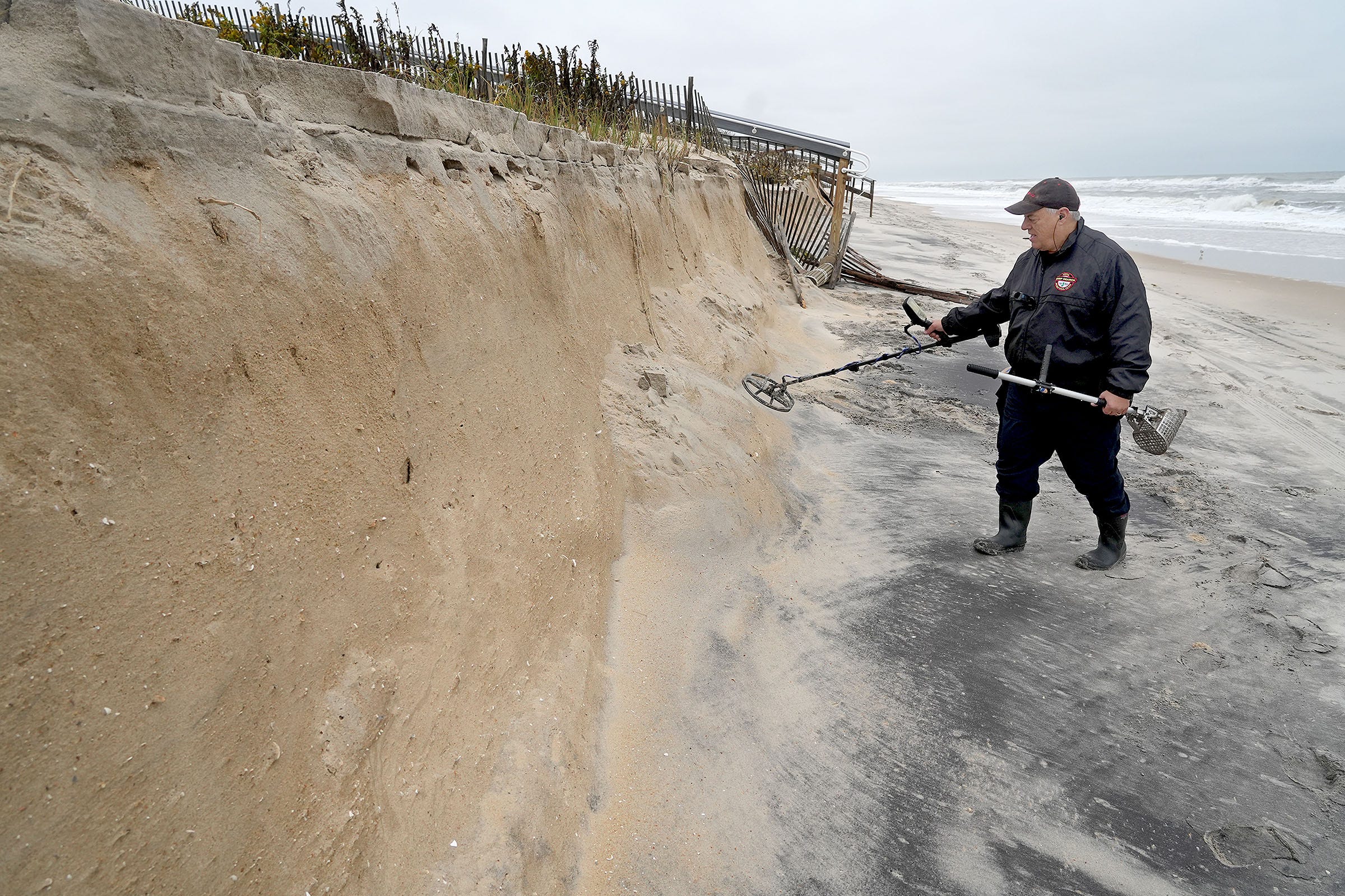 Nor'easter robs Jersey Shore beaches of sand, reaches dunes in some areas