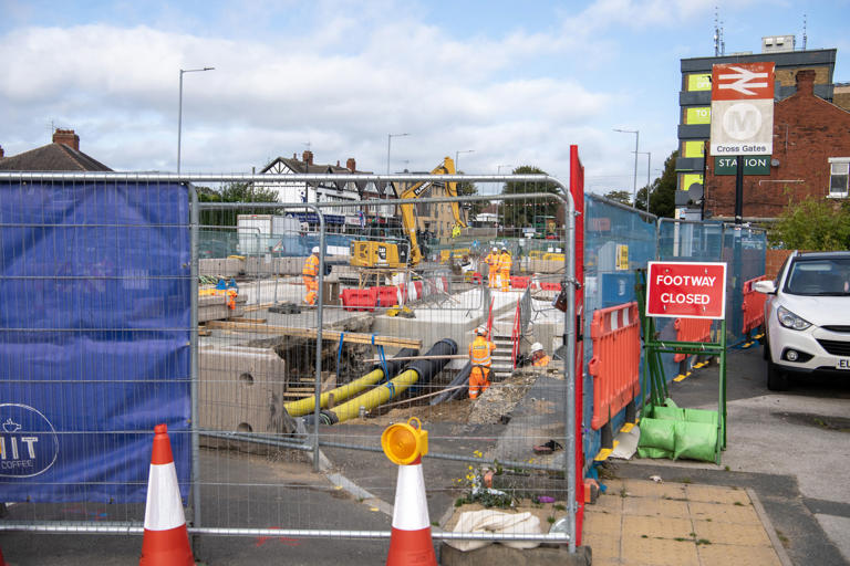 When rebuild of Cross Gates rail bridge will be completed as pictures ...