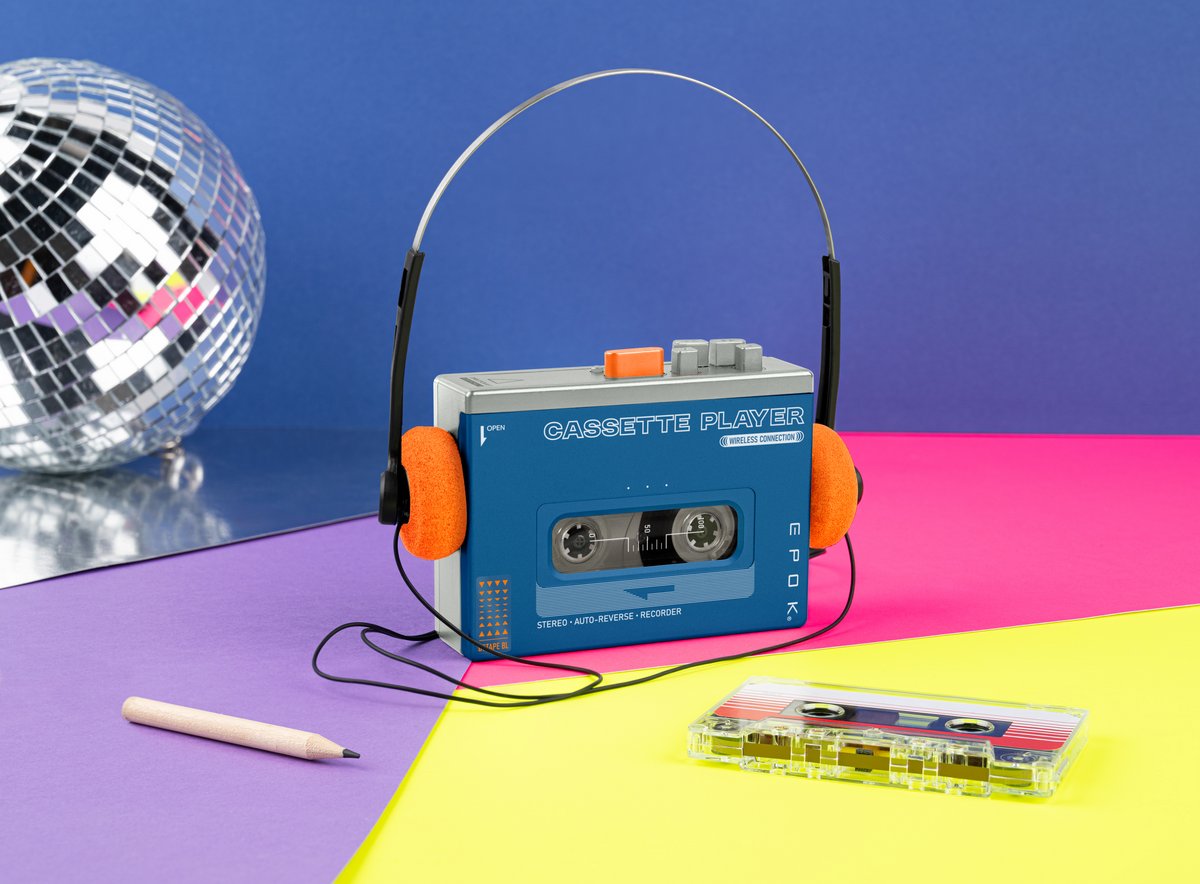 Rewind+ : le baladeur cassette Bluetooth qui réinvente les années 80