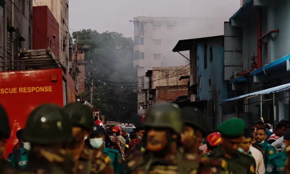 Fire disaster in Bangladesh textile hub: Nine lives lost, more ...