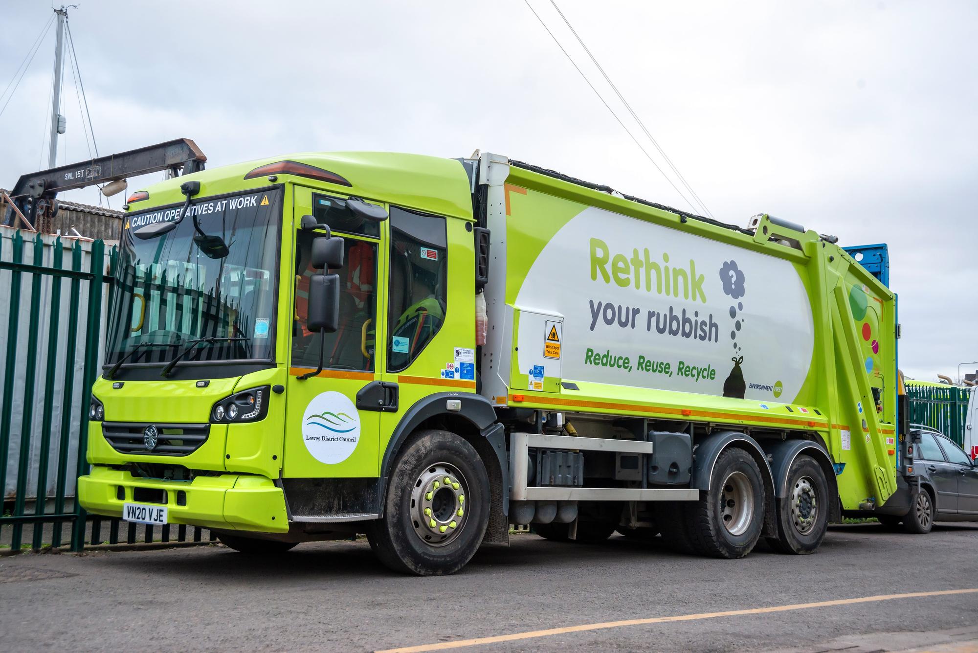 Alternate weekly waste collections to be introduced in Lewes district