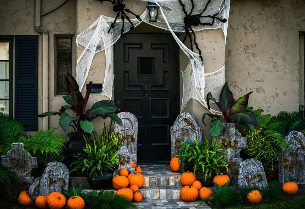Yards become stage sets as Halloween displays grow more theatrical