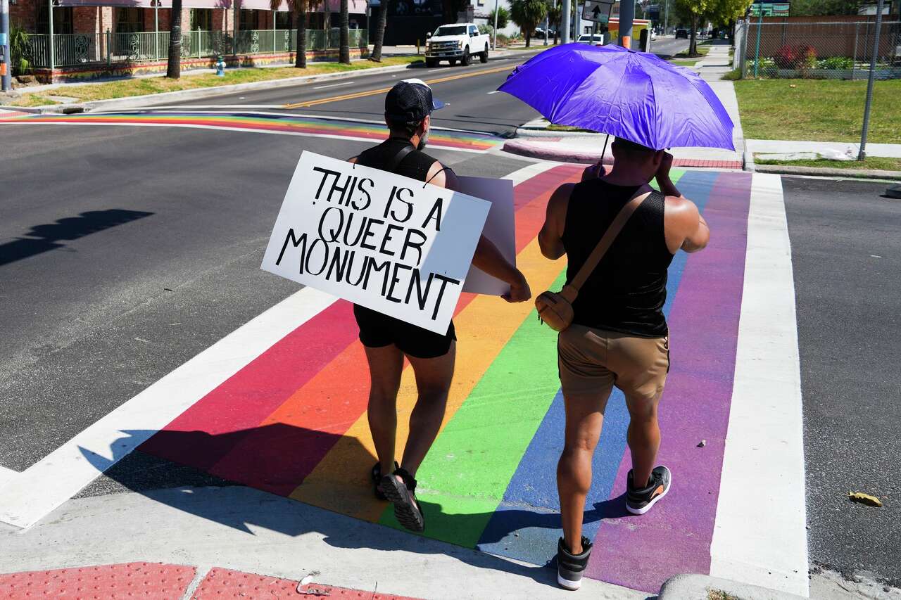 Houston officials consider legal action as Gov. Abbott fights rainbow ...